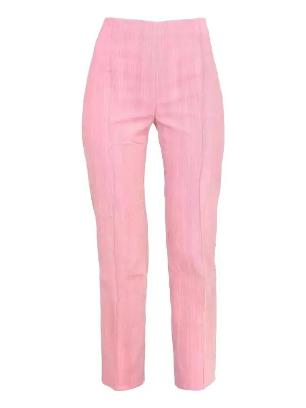 Baum Und Pferdgarten Neah Striped Cotton Straight Trousers - Pink