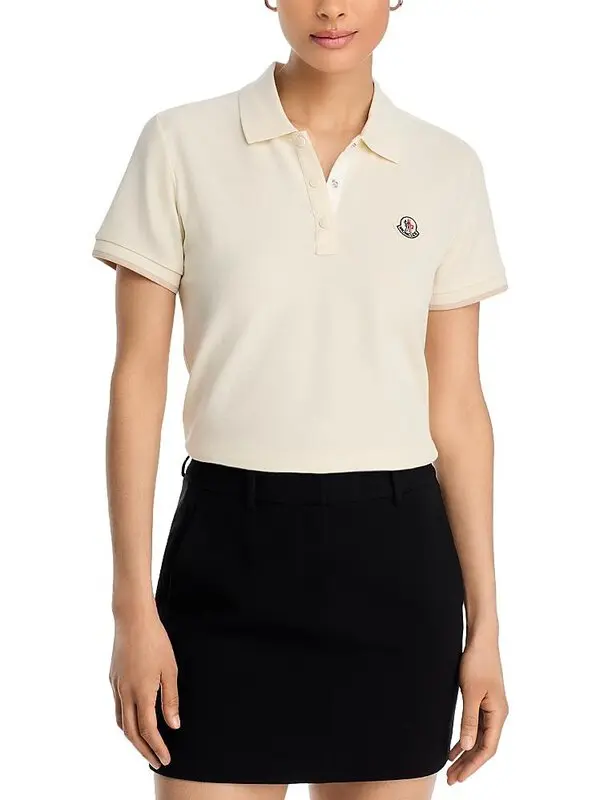 Moncler Polo Shirt - Natural
