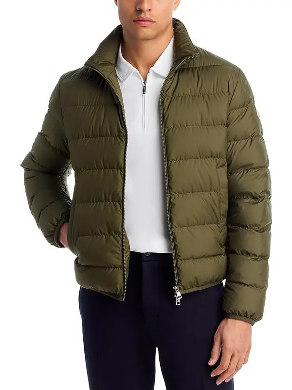 Moncler Baudinet Quilted Down Jacket - Dark Green