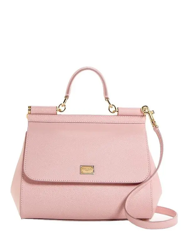 Dolce & Gabbana Sicily Top Handle Bag - Light Pink