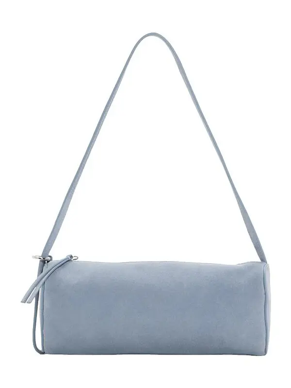 REFORMATION Simona Cylinder Bag - Mist Suede