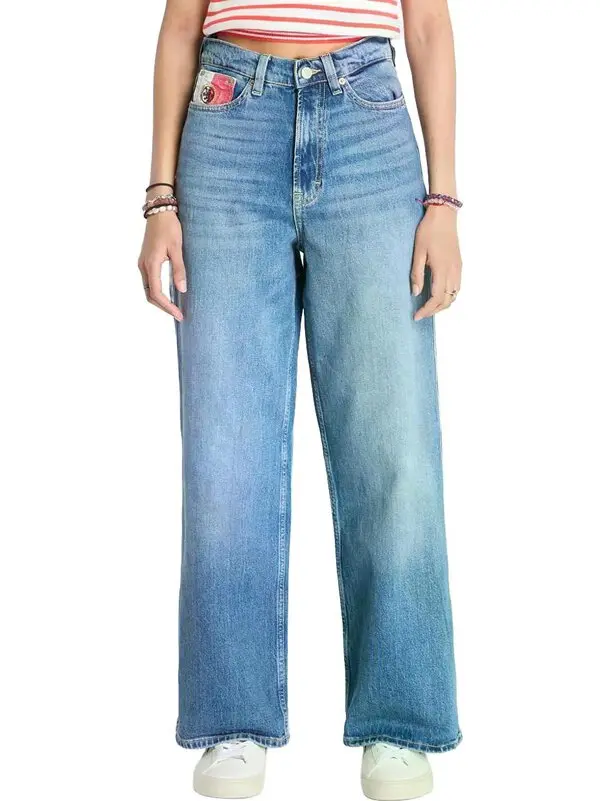 Tommy Hilfiger High-rise Wide-leg Jeans - Blue