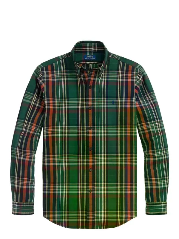 Polo Ralph Lauren Plaid Long-sleeved Shirt - Green