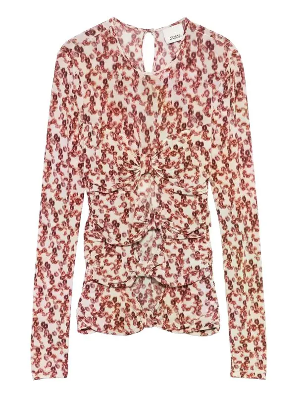 Isabel Marant Gladice Top - Pink