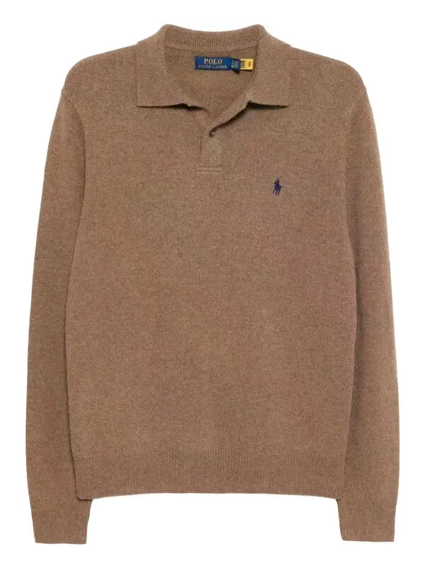 Polo Ralph Lauren Knit Polo Pullover - Brown