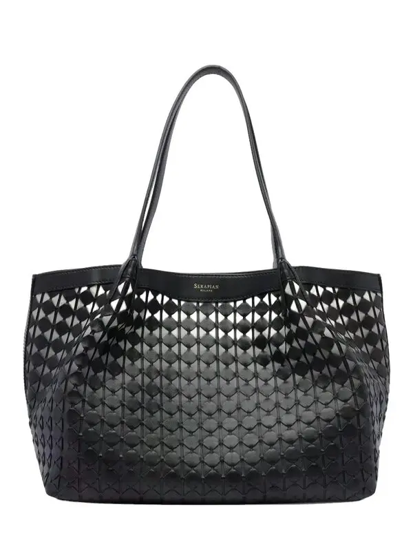 SERAPIAN Small Secret Tote Bag - Black