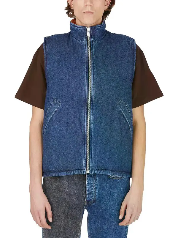 (DI)VISION Denim Gilet - Blue
