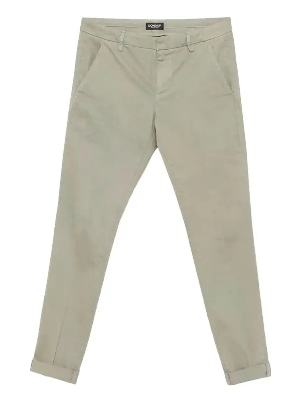 DONDUP Cotton Trousers - Green