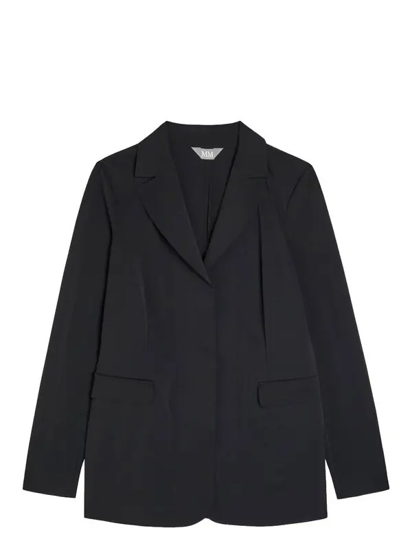 Max Mara Stretch-jersey Blazer - Black
