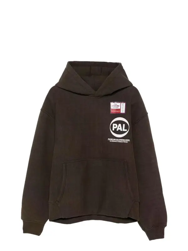 PAL SPORTING GOODS Logo-patch Hoodie - Brown