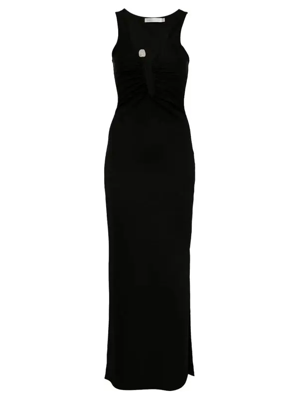 Christopher Esber Crystal-embellished Maxi Dress - Black