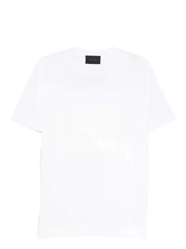 Simone Rocha Daisy Chain-print Cotton T-shirt - White