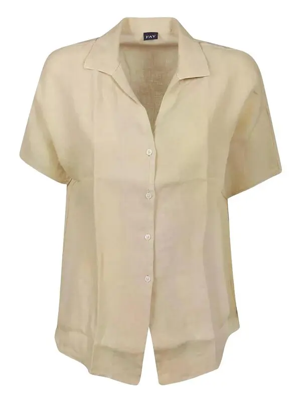 FAY Linen Shirt - Neutrals