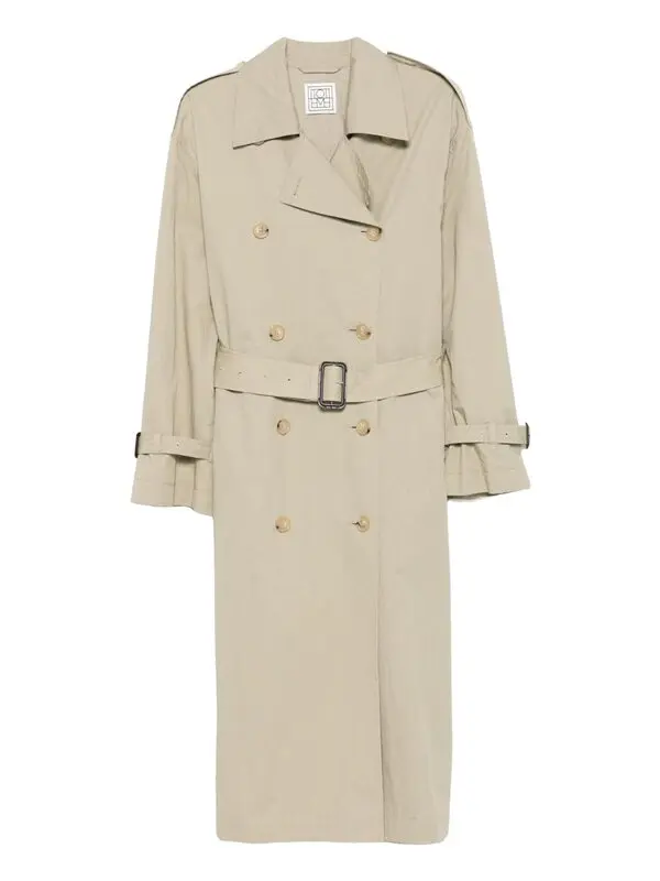 TOTÊME Cotton-blend Trench Coat - Beige