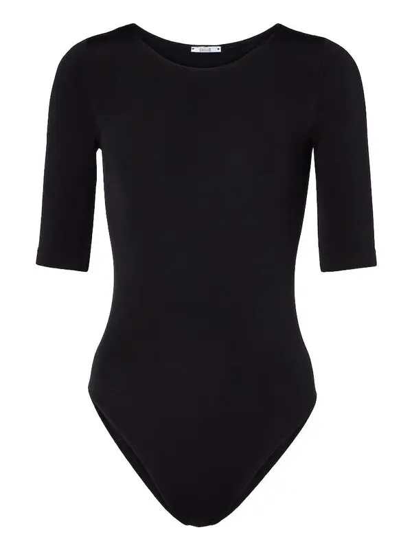 Wolford Bahamas Jersey Bodysuit - Black