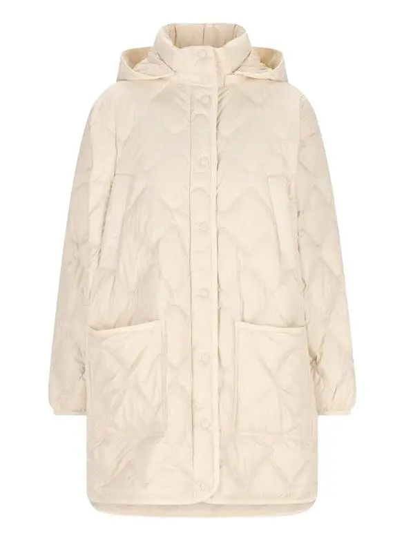 Woolrich Quilted Down Jacket - Milky Cream