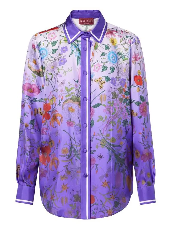 Gucci Silk Shirts For Women | Editorialist