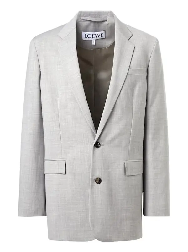 Loewe Wool Blazer - Grey
