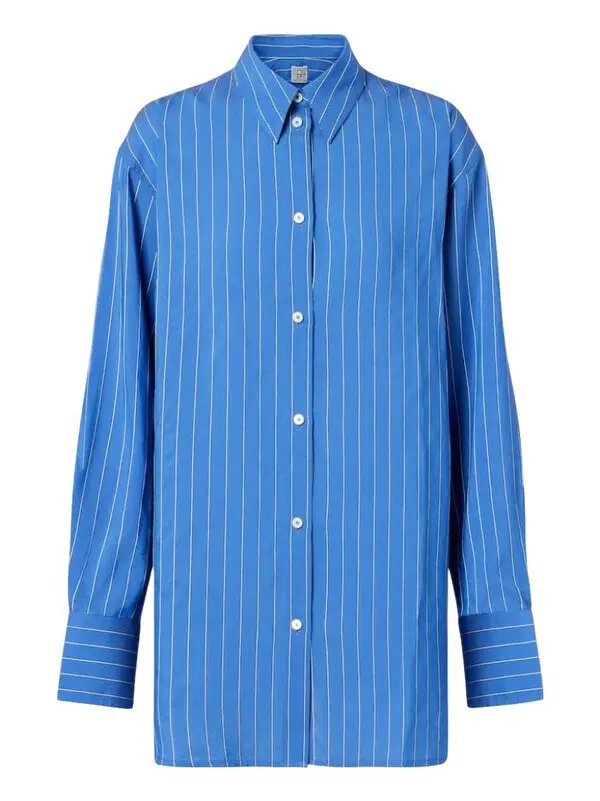TOTEME Striped Shirt - Blue