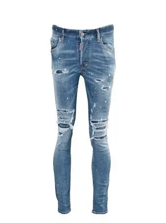 Dsquared2 Super Twinky Ripped Jeans - Blue