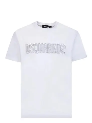 Dsquared2 Brand Logo Cool Fit T-shirt - White