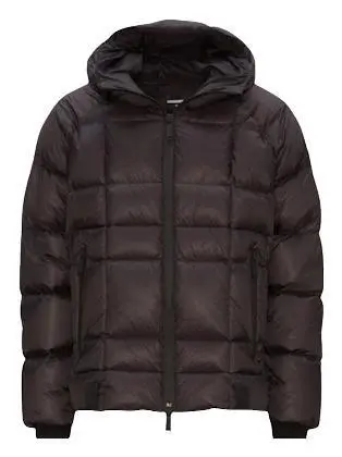 Dsquared2 Printed Logo Hooded Down Jacket - Black