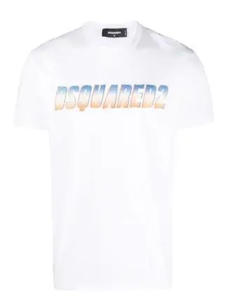 Dsquared2 Sparkle Logo Cool Fit T-shirt - White