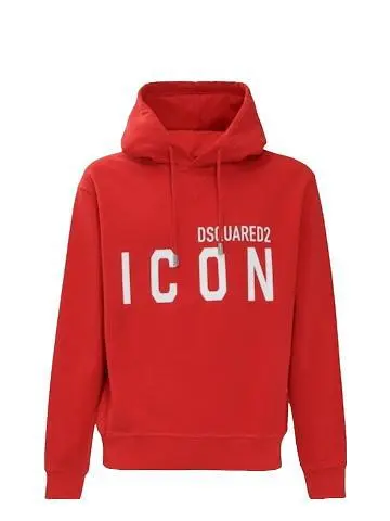 Dsquared2 Icon Logo Hoodie - Red