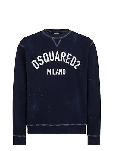 Dsquared2 Milano Logo Cool Fit Sweatshirt - Blue