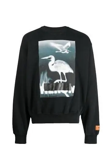 Heron Preston Censored Heron Logo Sweatshirt - Black