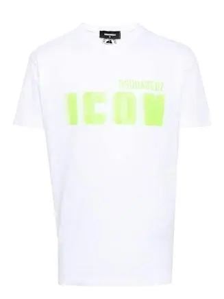 Dsquared2 Cool Fit Blur Icon Logo T-shirt - White