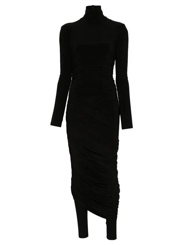 Norma Kamali Diana Midi Dress - Black