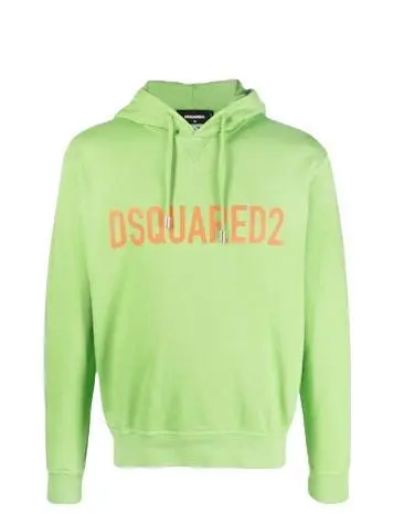 Dsquared2 Logo Detailed Hoodie - Green