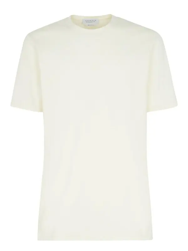 Gabriela Hearst Kirby T-shirt Sea Island Cotton - Ivory