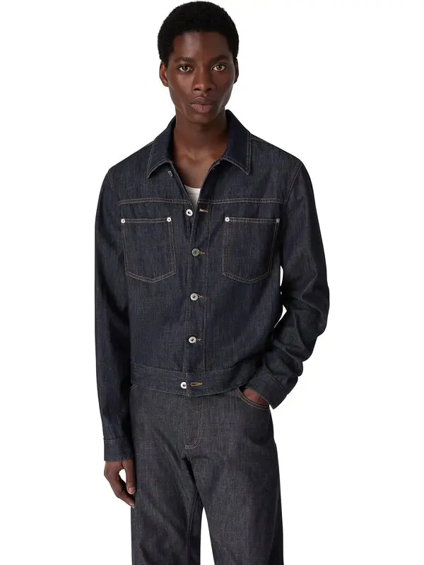 Bottega Veneta Denim Trucker Jacket - Indigo
