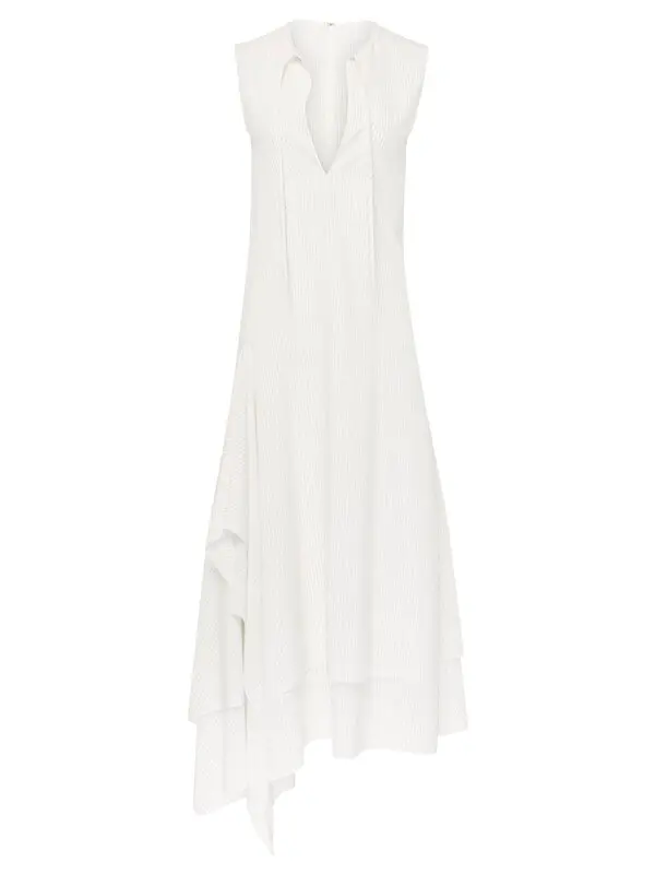 JW Anderson Layered Cotton Dress - Off-white