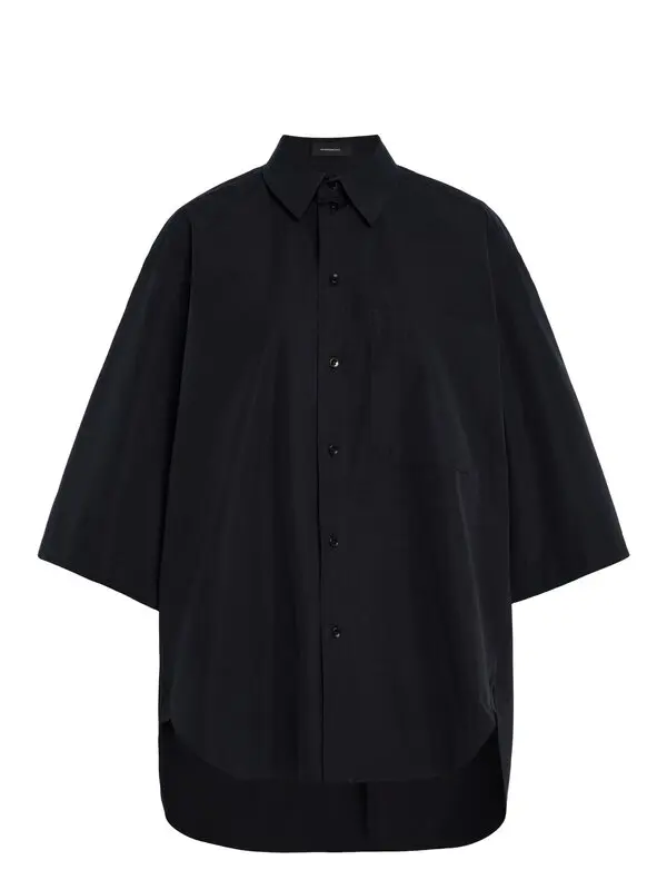 Wardrobe.NYC Short Sleeve Shirt - Black