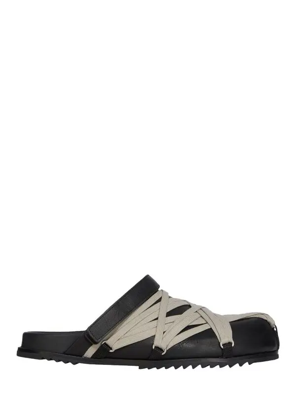 Rick Owens Concordians Megalaced Mule - Black
