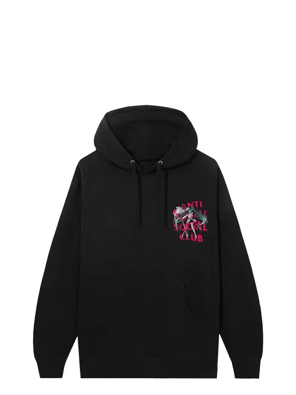 ANTI SOCIAL SOCIAL CLUB X Goodsmile Racing Virtual Echo Hoodie - Black