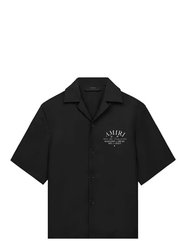 Amiri Arts District Bowling Shirt - Black