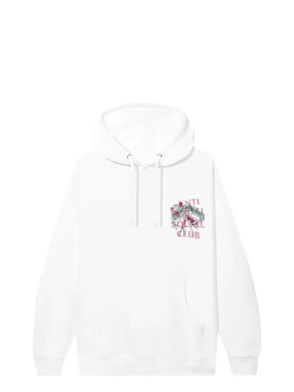 ANTI SOCIAL SOCIAL CLUB X Goodsmile Racing Virtual Echo Hoodie - White