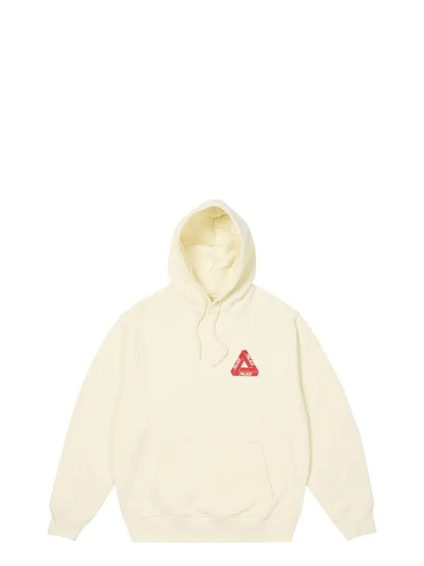 PALACE Bit Grippy Tri-ferg Hood - White