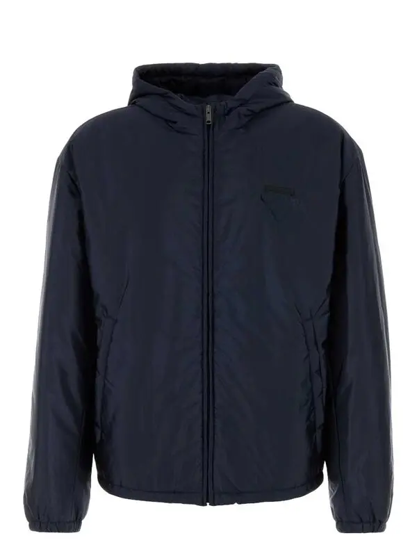 Prada Padded Re-nylon Jacket - Blue