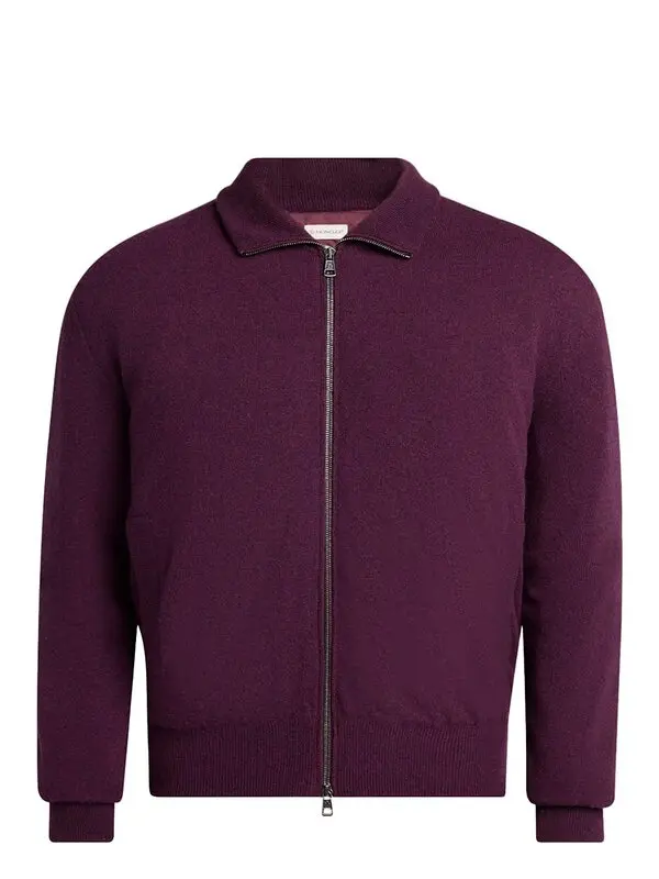 Moncler Oullie Full-zip Jacket - Purple