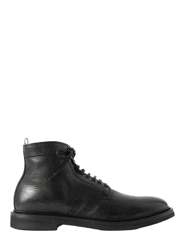 Officine Creative Hopkins 203 Flexi Full-grain Deerskin Boots - Black
