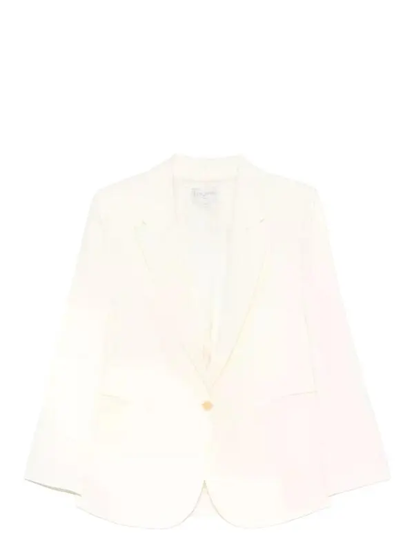 FORTE_FORTE Single-breasted Blazer - Neutrals