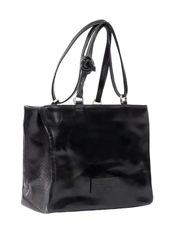 MAISON MARGIELA Leather Tote Bag - Black