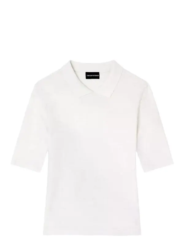 Emporio Armani Polo-neck T-shirt - White