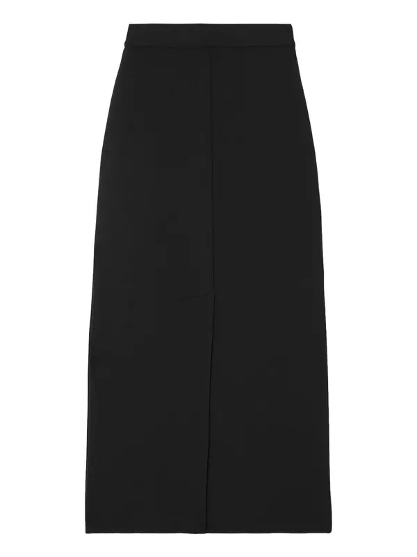 Max Mara Elea Jersey Midi Skirt - Black