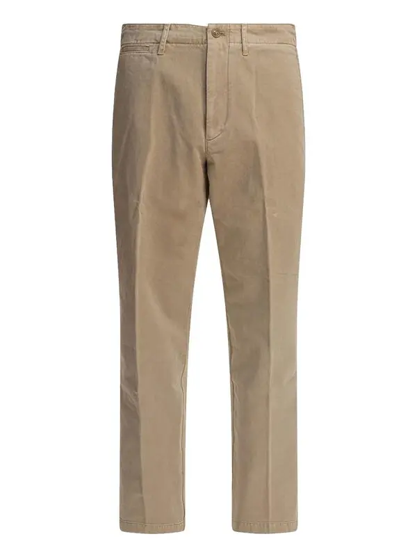ALEX MILL Straight Leg Trousers - Beige